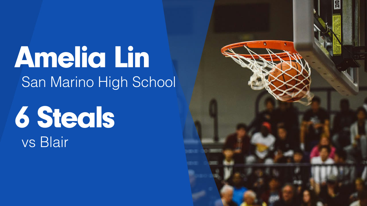 6 Steals vs Blair - Amelia Lin highlights - Hudl