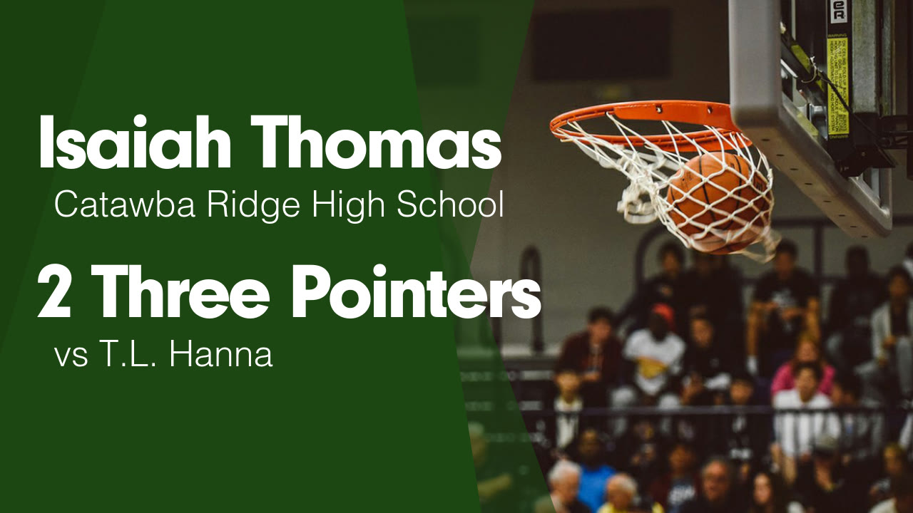 2 Three Pointers vs T.L. Hanna - Isaiah Thomas highlights - Hudl