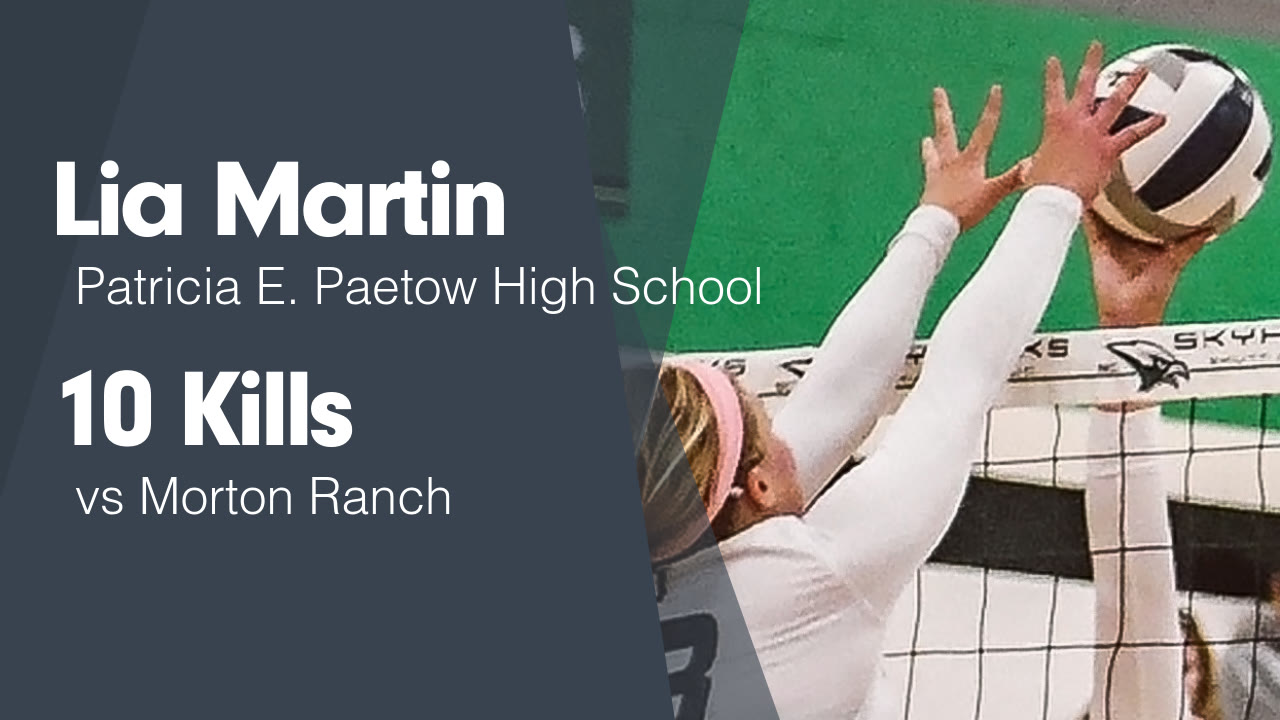 10 Kills vs Morton Ranch - Lia Martin highlights - Hudl