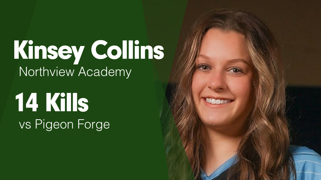 14 Kills vs Pigeon Forge - Kinsey Collins highlights - Hudl