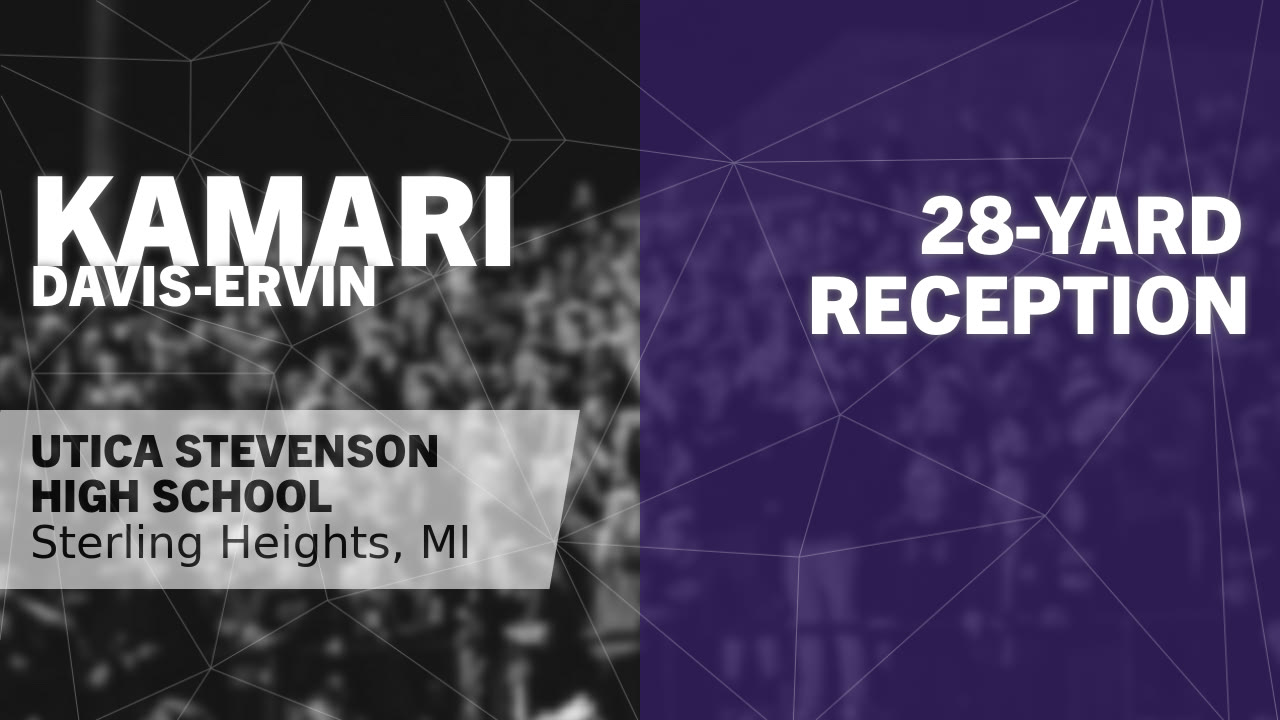 28-yard Reception vs Chippewa Valley - Kamari Davis-Ervin highlights - Hudl