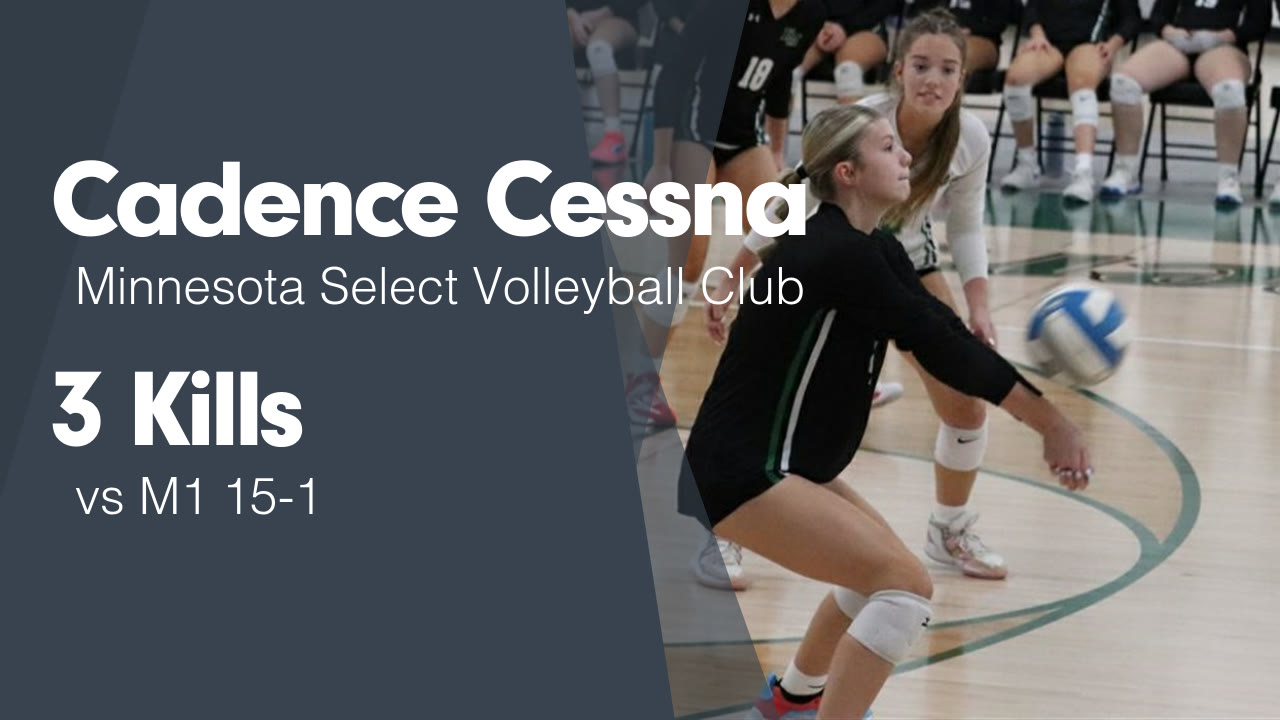 3 Kills vs M1 15-1 - Cadence Cessna highlights - Hudl