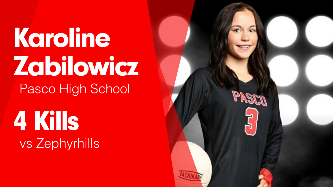 4 Kills vs Zephyrhills - Karoline Zabilowicz highlights - Hudl