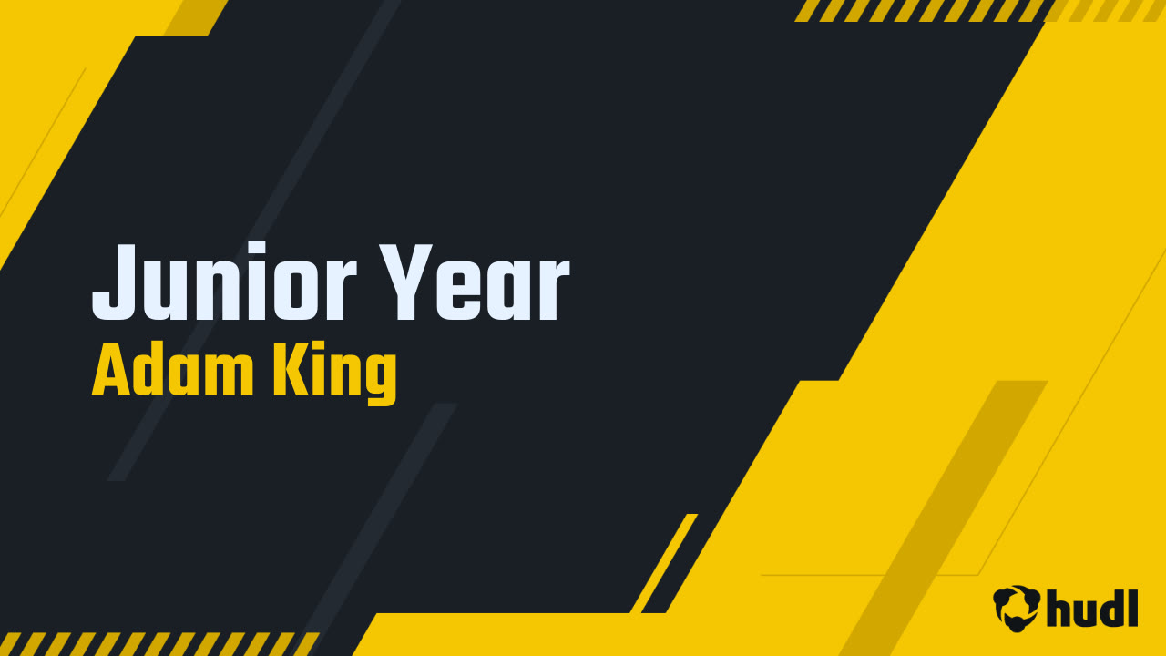 Junior Year - Adam King highlights - Hudl