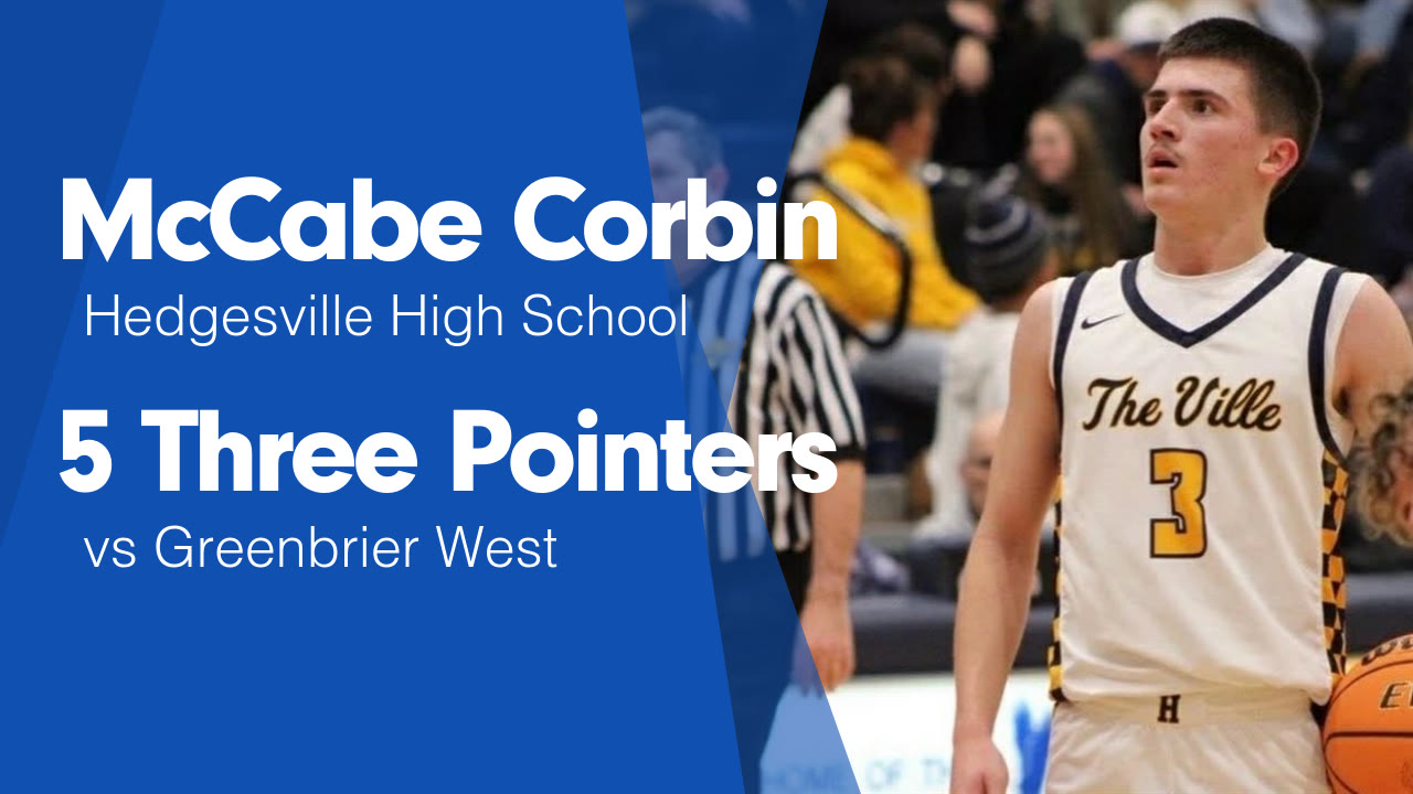 5 Three Pointers vs Greenbrier West - McCabe Corbin highlights - Hudl