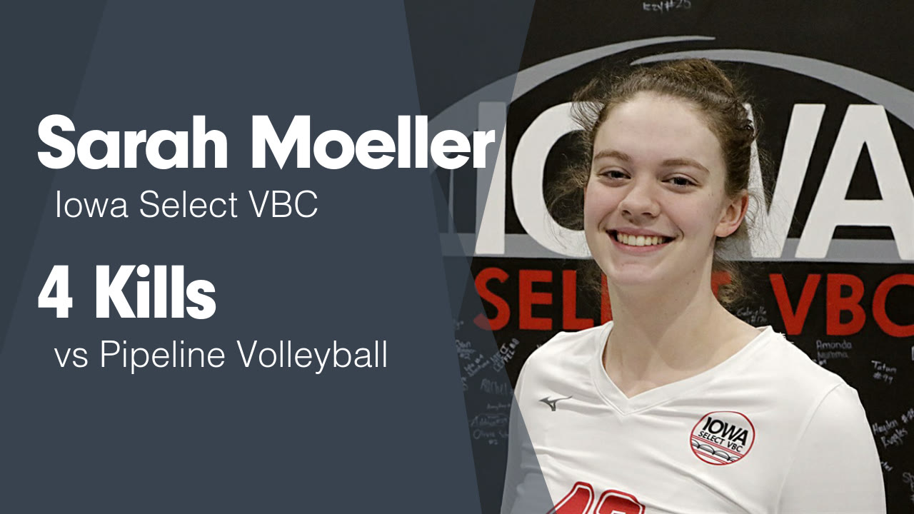4 Kills vs Pipeline Volleyball - Sarah Moeller highlights - Hudl