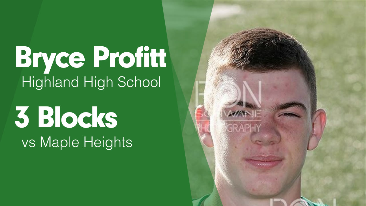 3 Blocks vs Maple Heights - Bryce Profitt highlights - Hudl