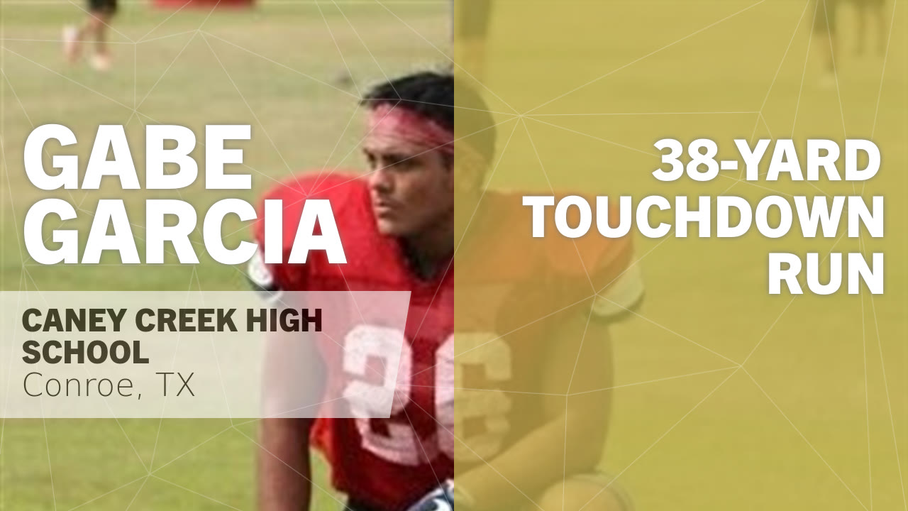 38-yard Touchdown Run vs Magnolia West - Gabe Garcia highlights - Hudl