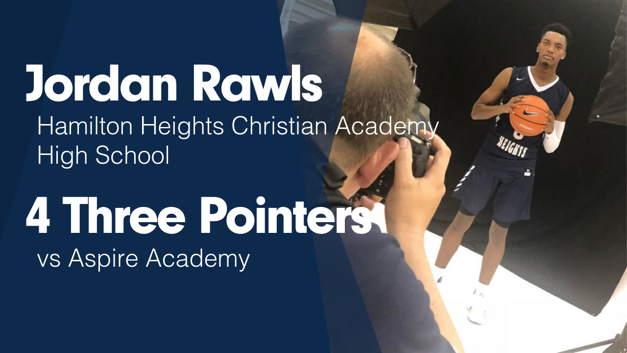 4 Three Pointers vs Aspire Academy - Jordan Rawls highlights - Hudl