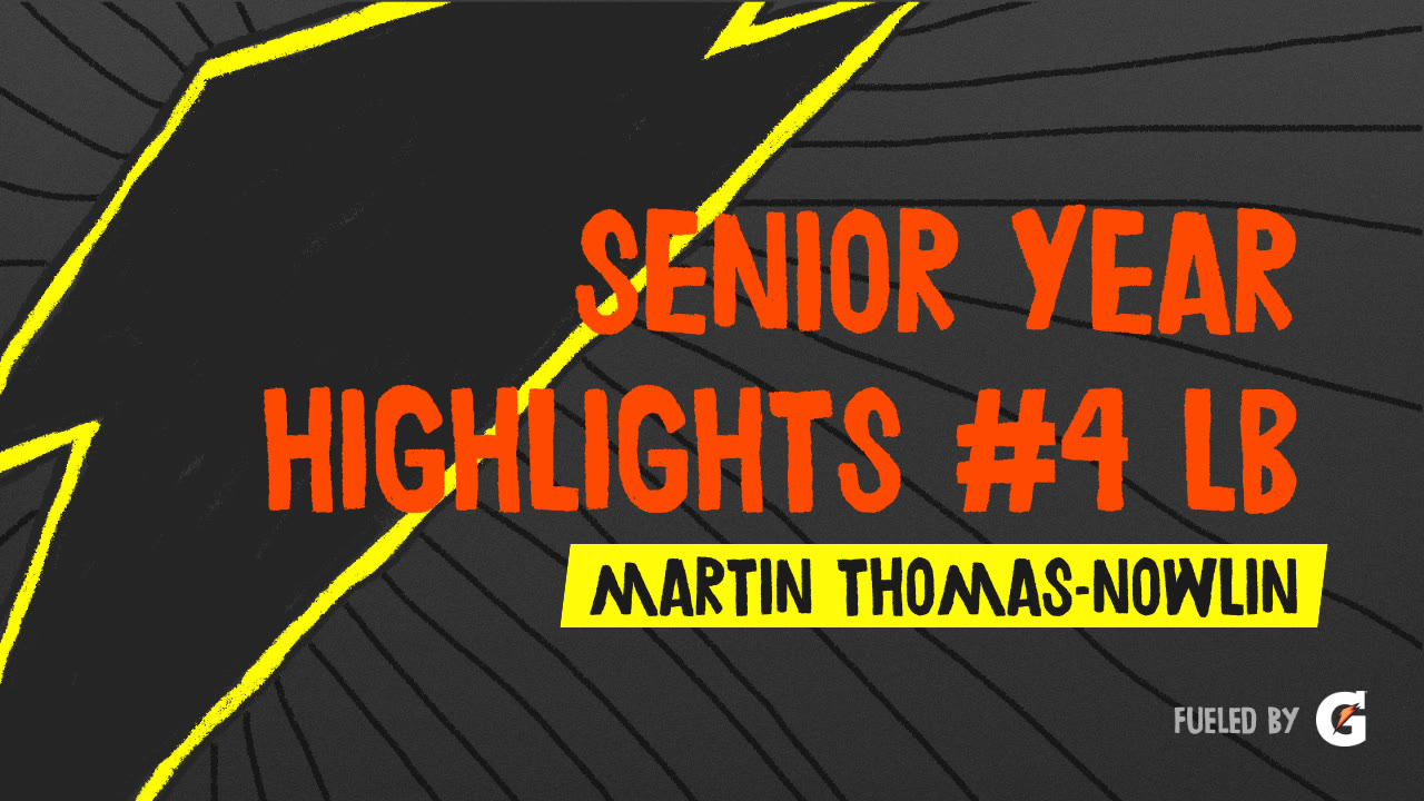 Senior Year Highlights #4 LB - Martin Thomas-Nowlin highlights - Hudl