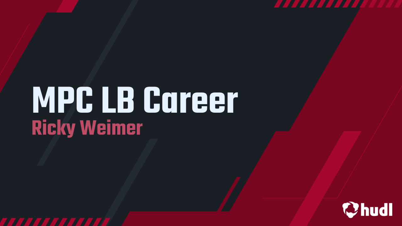 MPC LB Career - Ricky Weimer highlights - Hudl